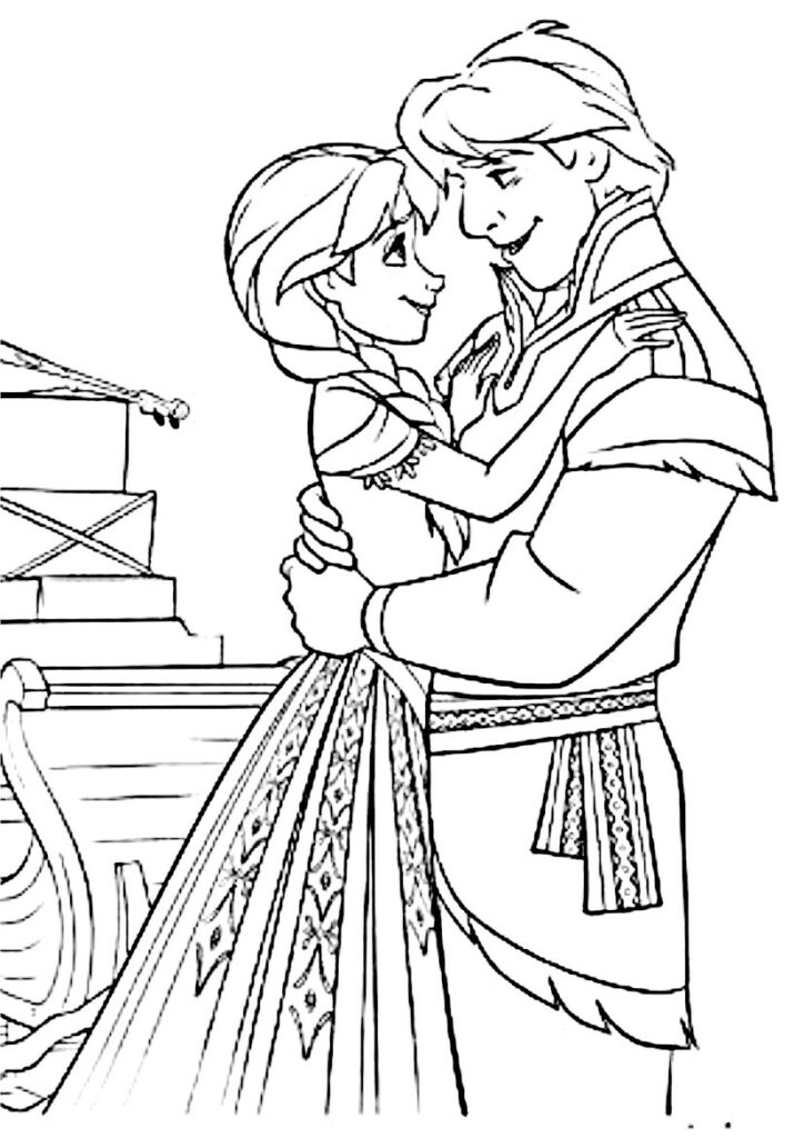 Frozen para Colorir : 20 desenhos para imprimir