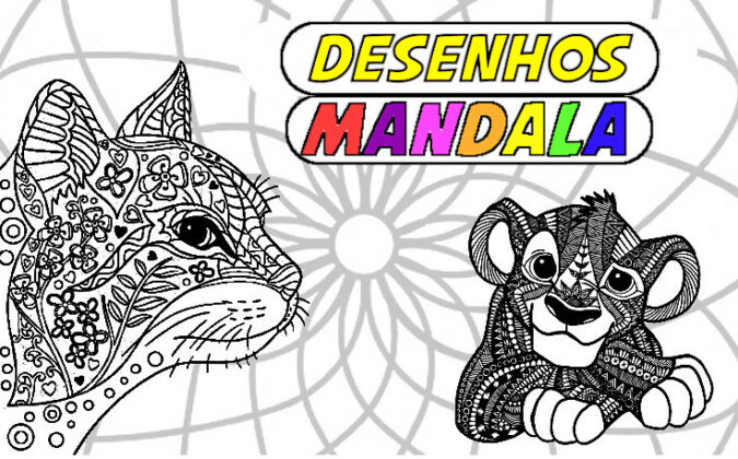Mandalas para Colorir : 100 desenhos para imprimir