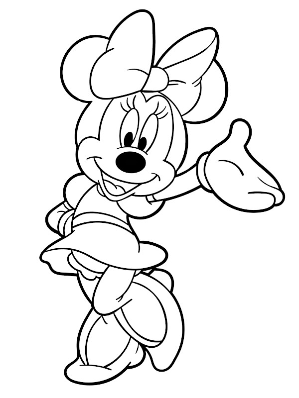 Minnie para Colorir : 50 desenhos para imprimir