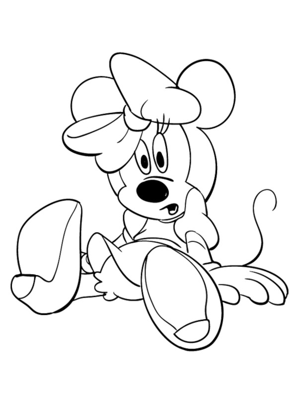 Minnie para Colorir : 50 desenhos para imprimir