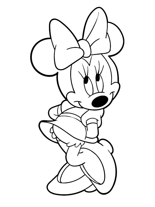 Minnie para Colorir : 50 desenhos para imprimir