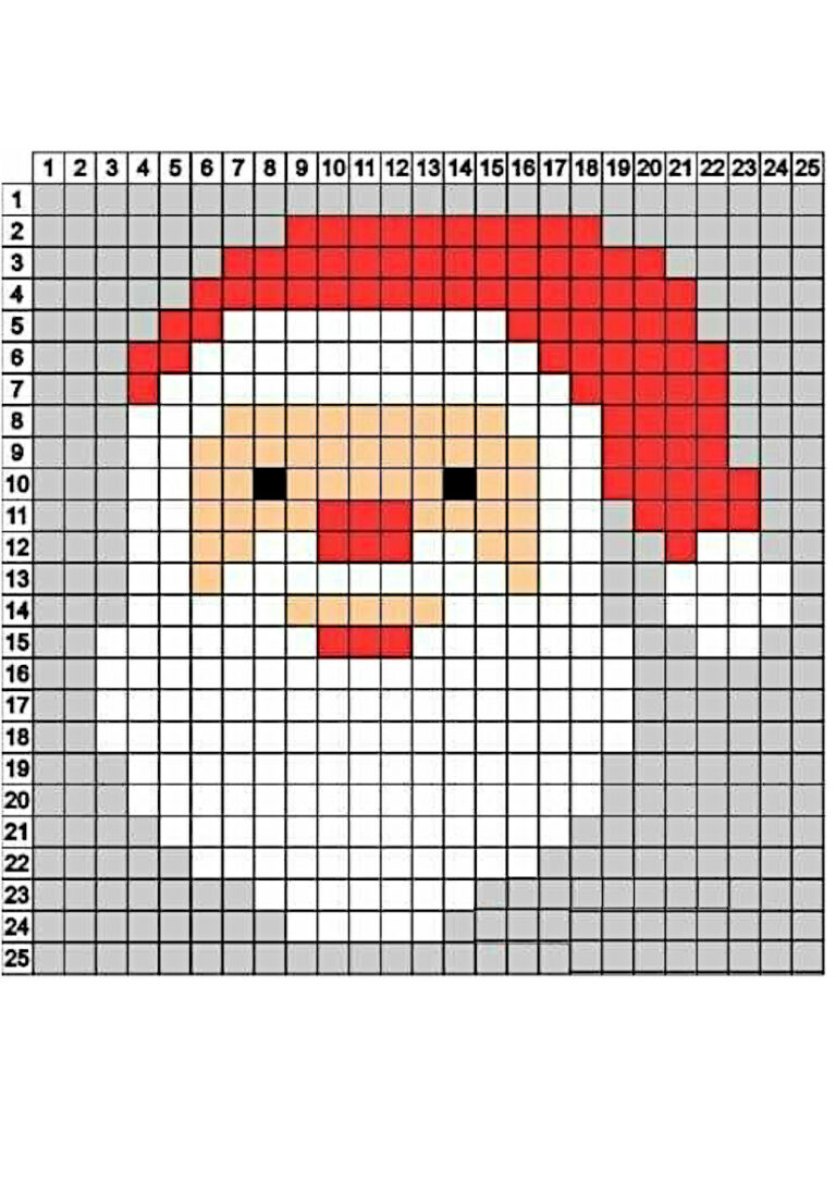 Pixel Art Natal : 50 desenhos para imprimir