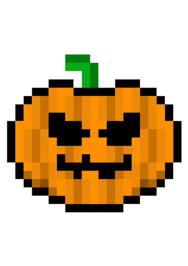 Pixel Art Halloween : 50 desenhos para imprimir