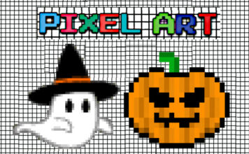Pixel Art Halloween : 50 desenhos para imprimir