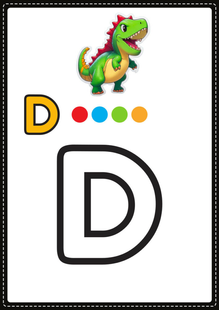 Desenhos com a Letra D : 15 imagens para imprimir gratuitamente