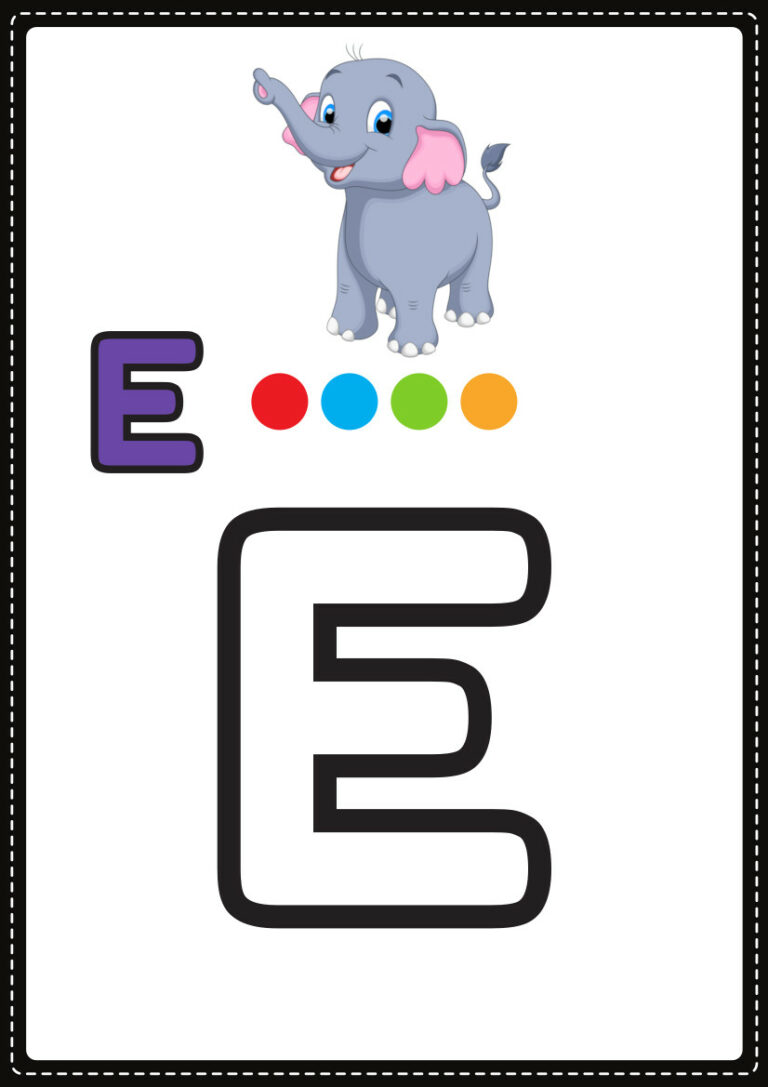 Letra E para Colorir : 15 imagens para imprimir gratuitamente