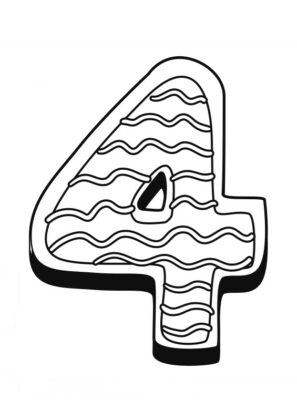 NUMEROS PARA COLORIR : Desenhos para Crianças Imprimirem