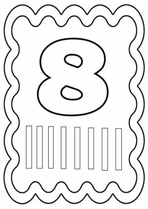 NUMEROS PARA COLORIR : Desenhos para Crianças Imprimirem