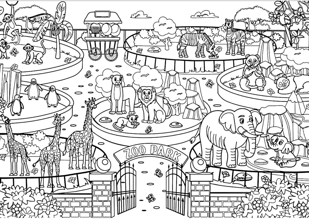 Desenhos para Colorir Grandes : 20 imagens para imprimir