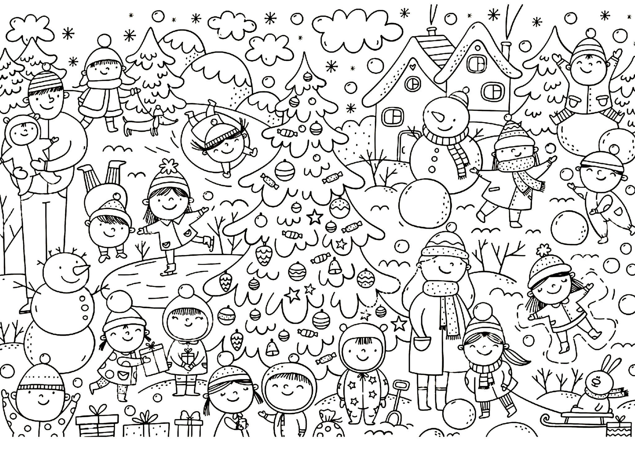 Desenhos para Colorir Grandes : 20 imagens para imprimir