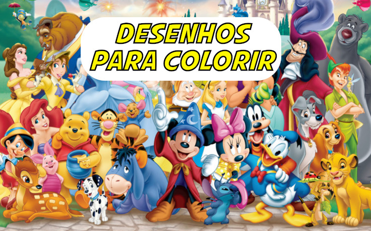 Desenhos da Disney para colorir
