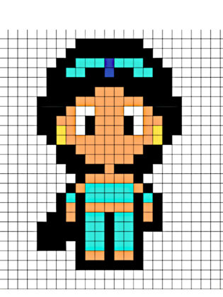 Pixel Art Disney : 50 desenhos para imprimir