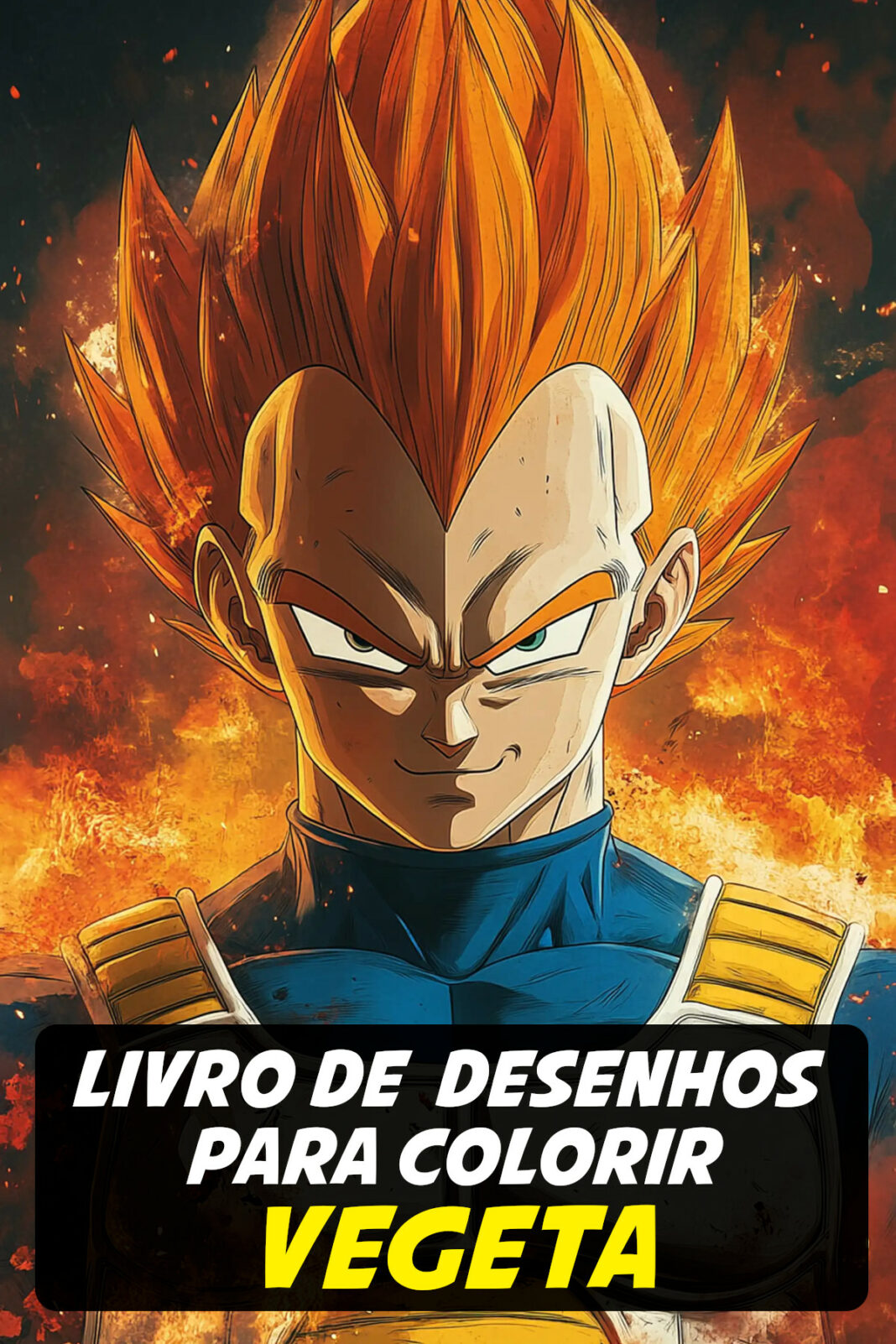 Vegeta para colorir : 29 Desenhos para imprimir (PDF e JPG)